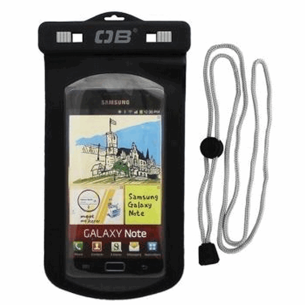 Bainbridge International > Waterproof Large Phone Case Black